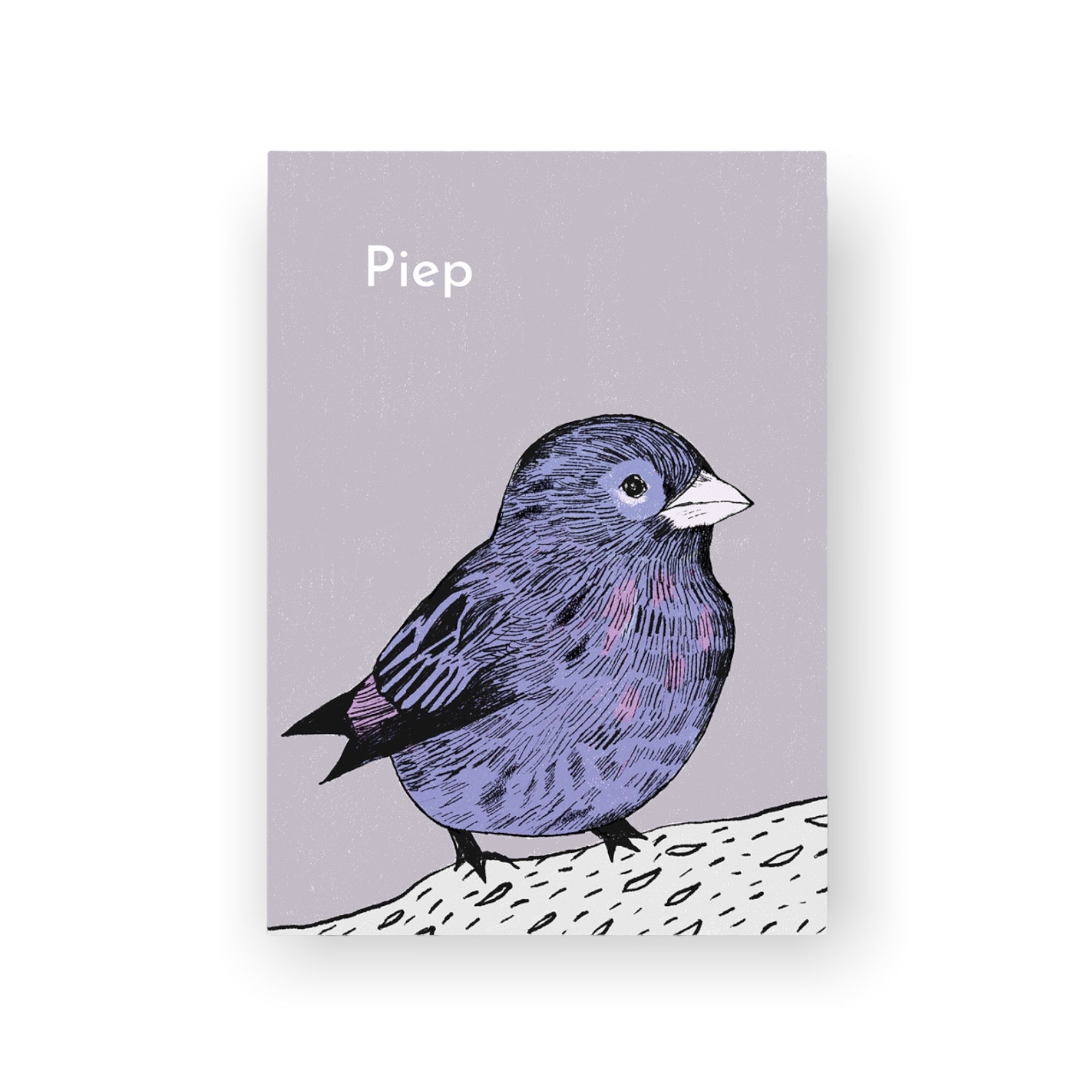 Postkarte Vogel – Papier & Stift